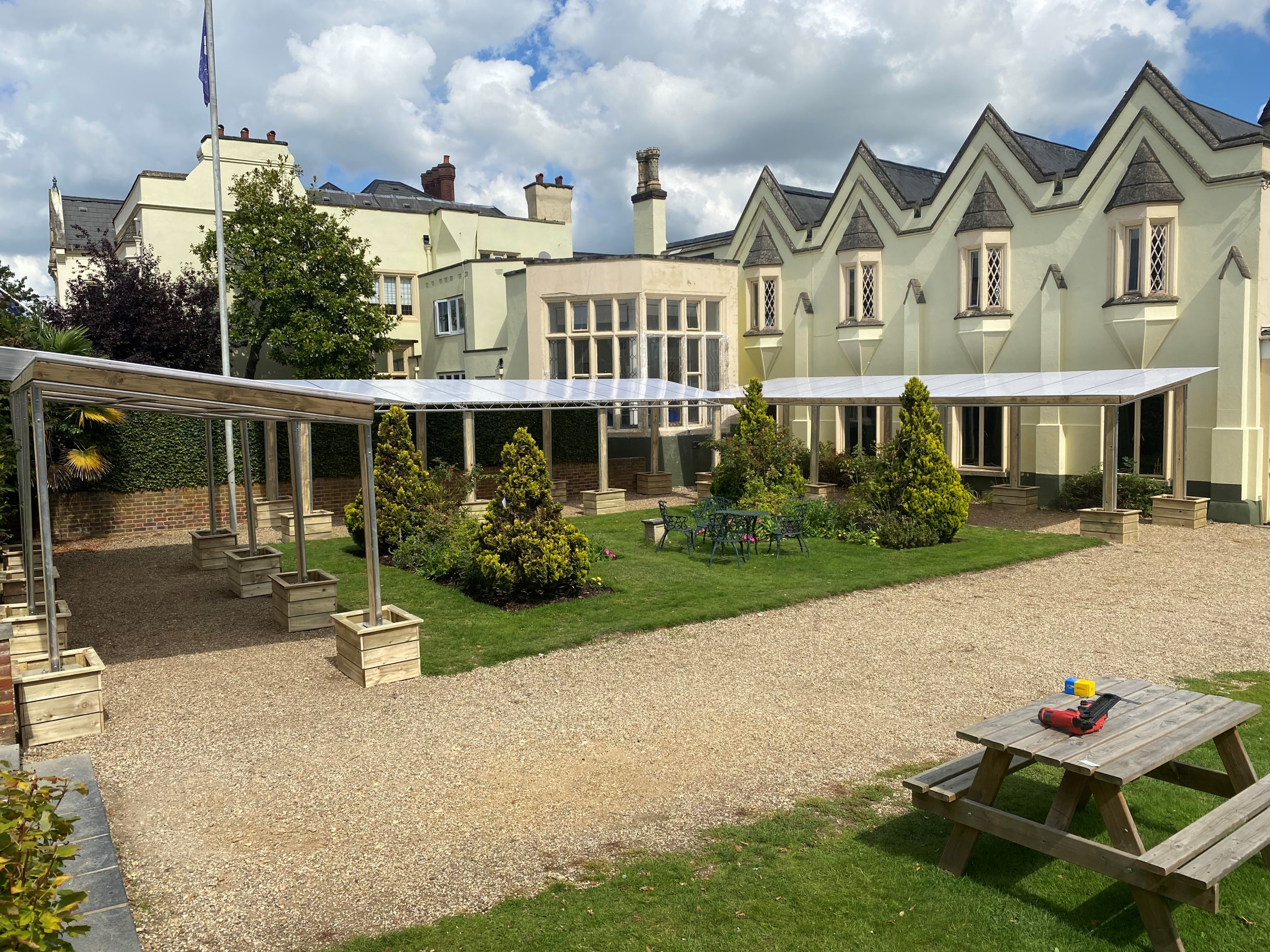 School Canopy Design & Installation Oxfordshire - Protect Canopies
